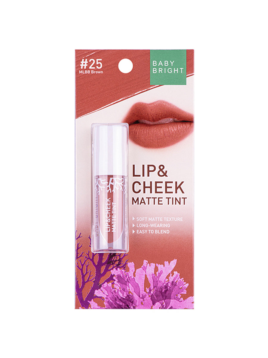 Baby Bright Lip & Cheek Matte Tint 2.4g #25 MLBB Brown (Thai) – Enem ...