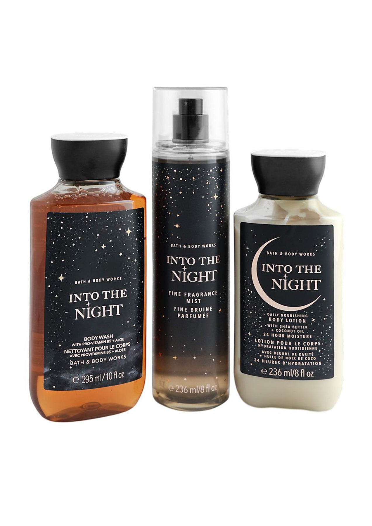 Bath & Body Works Into The Night Body Lotion Mist Shower Gel Mini Size ...